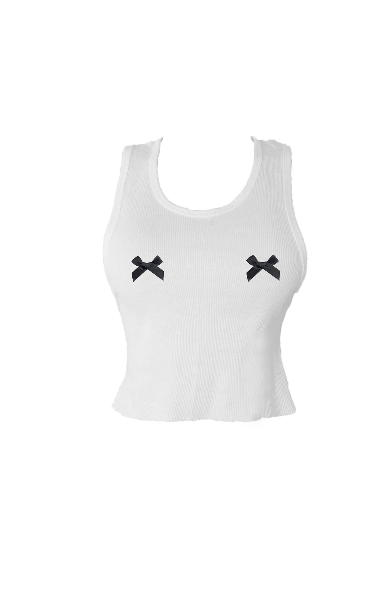 Coquette Muscle Tank (blk) – BABES